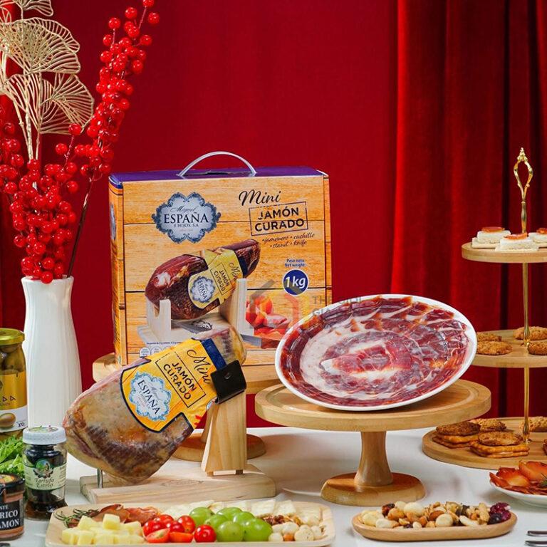 Set quà tặng Tết Espana Classic - Curado 5 EC03 (đùi lợn trắng)